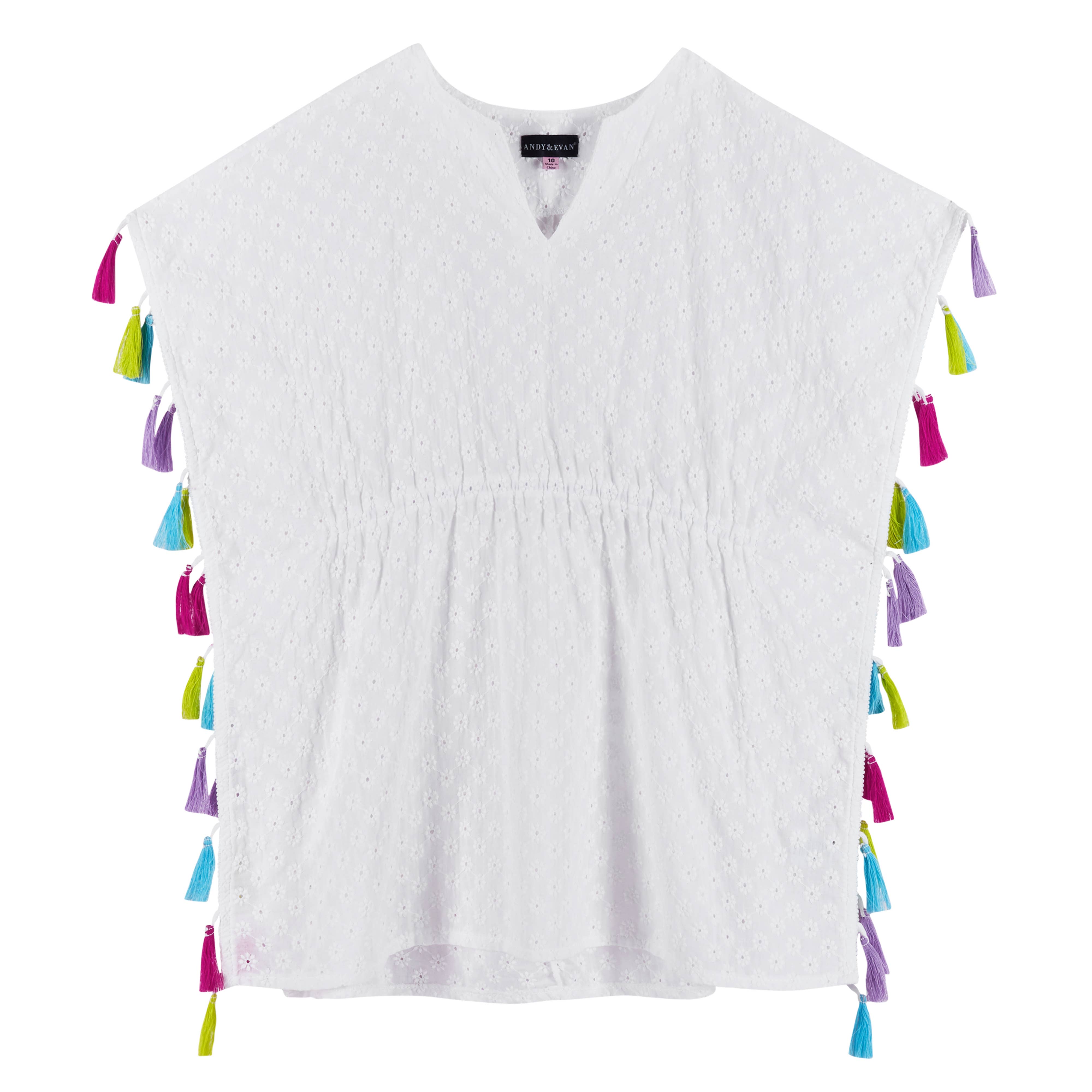 Andy & Evan Girls Tween Eyelet Cover-Up with Tassels – Mac's Boutique